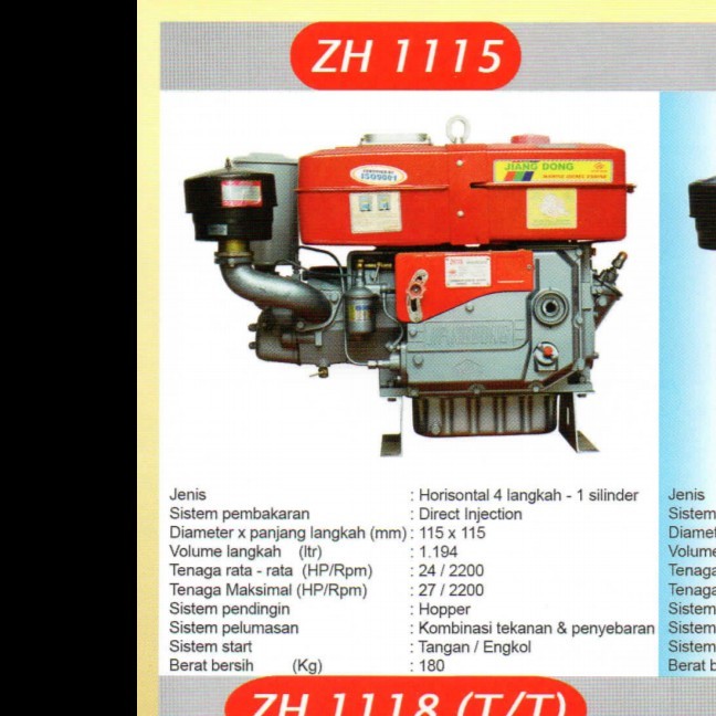 Jual MESIN DIESEL JIANGDONG R175 - JD 42D | Shopee Indonesia