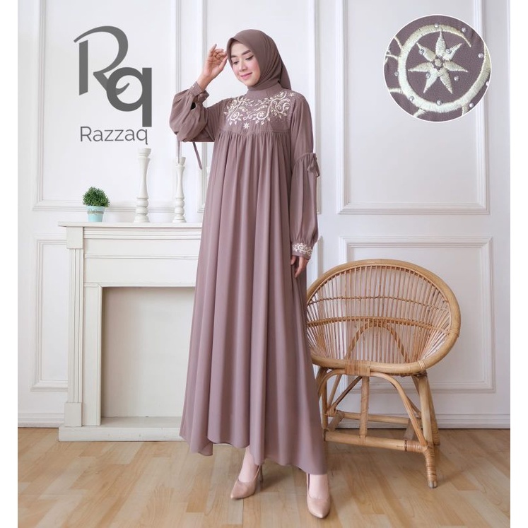 Jual Gamis/Terbaru Syar'i/Bahan/Ceruty Babydoll/Bordir/Plus-Payet ...