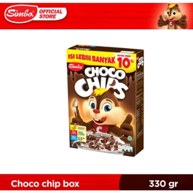 Jual Simba Choco Chips Cereal Cokelat Box 150gr / Cup Vanilla ...