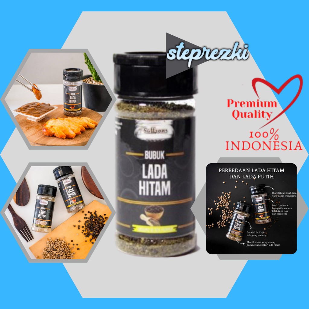 Jual BUBUK LADA HITAM BUMBU DAPUR BUBUK PENYEDAP RASA NON MSG REMPAH ...