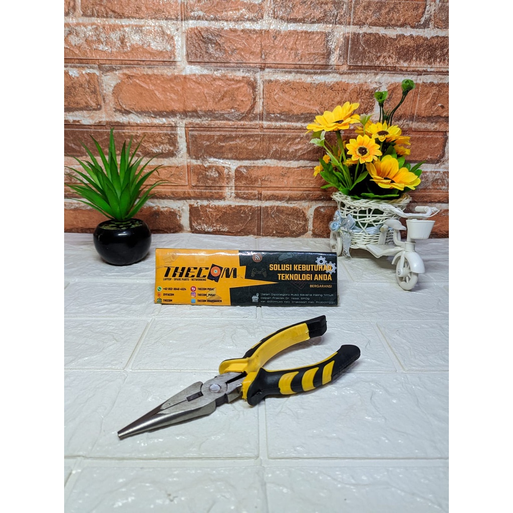 Jual Tang Lancip 6" | Long Nose Plier 6 inci | Shopee Indonesia