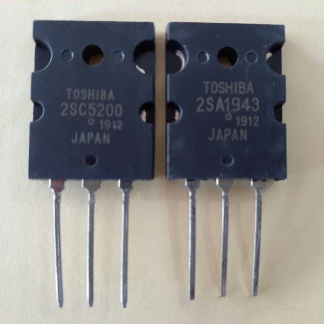 Jual Transistor Final TOSHIBA 2SC5200 Dan 2SA1943 | Shopee Indonesia