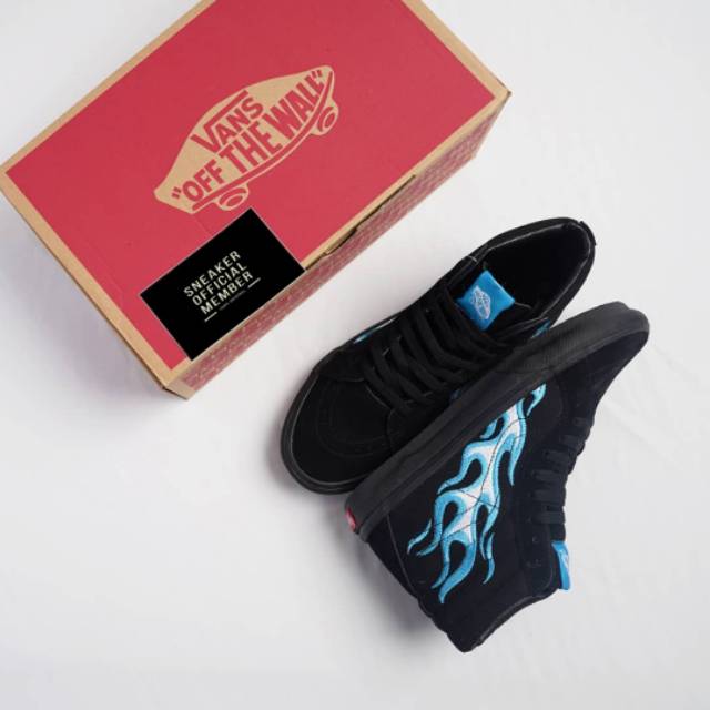Jual Sepatu Vans Vault OG Lx SK8 HI High x WTAPS Black Blue Jual Sepatu Vans Vault OG Lx SK8 HI High x WTAPS Black Blue