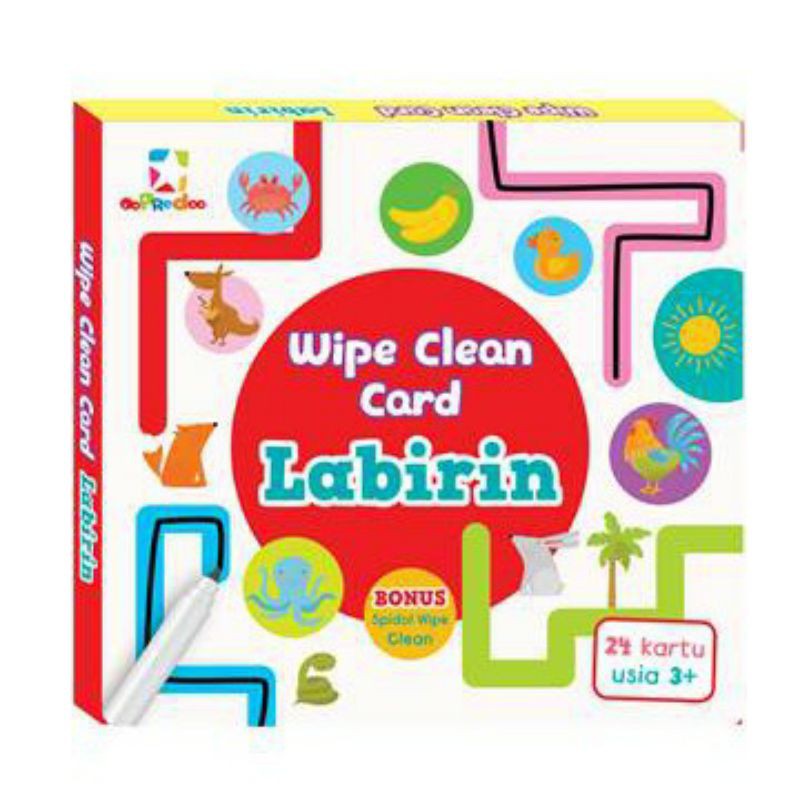 Jual Opredo Wipe Clean Card - Labirin | Shopee Indonesia