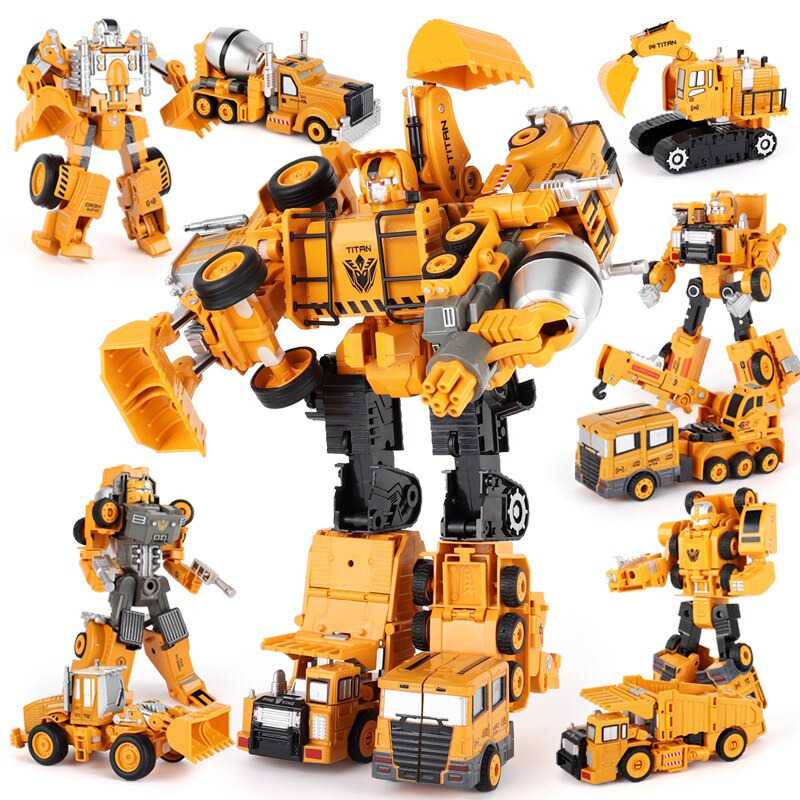 Jual Mainan Anak Mobil Robot Truck Exavator Kontruksi Transformer ...