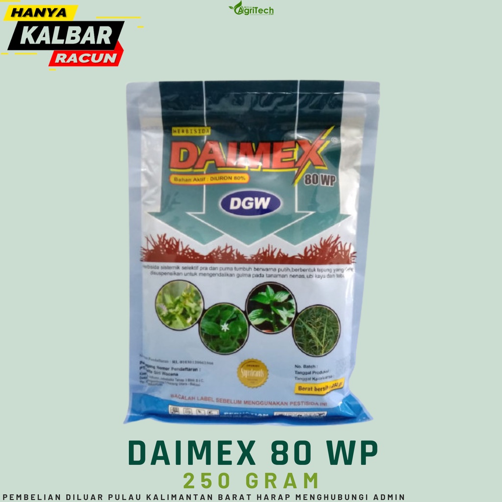 Jual HERBISIDA DAIMEX 80 WP ISI 250 GRAM DIURON 80% SISTEMIK PRA DAN ...