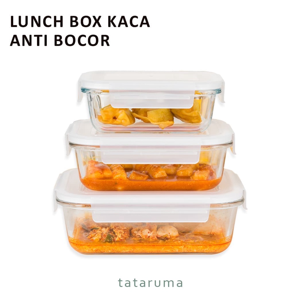 Jual TATARUMA Bento Persegi - Lunch Box Tempat Bekal Makan Kotak ...