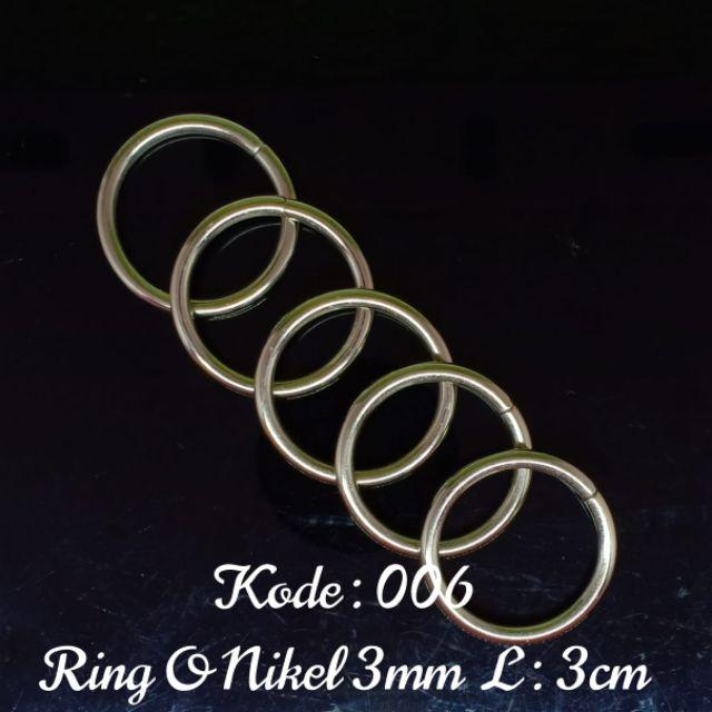 Jual Ring bulat besi ( harga satuan ) Ukuran 2cm s/d 8cm warna emas dan nikel | Shopee Indonesia
