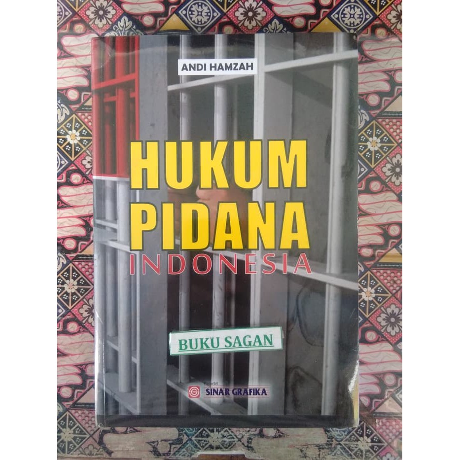 Jual BUKU HUKUM PIDANA INDONESIA - ANDI HAMZAH in sg | Shopee Indonesia