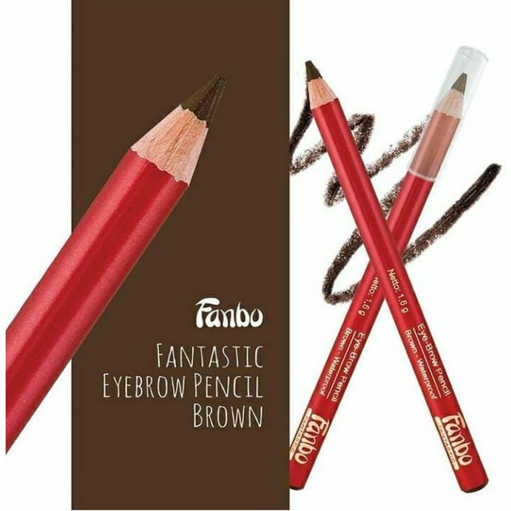 Jual FANBO Fantastic Eye Brow Pensil (MERAH) | Shopee Indonesia
