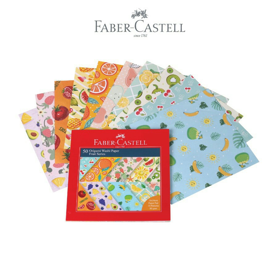 Jual Washi paper Faber Castell Kertas Warna Lipat Origami 16 x 16 dan ...