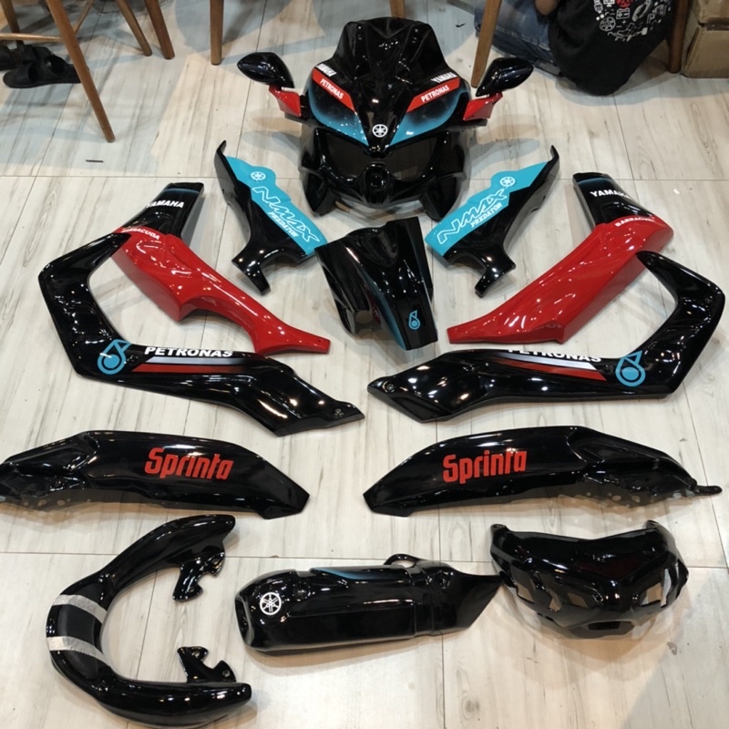 Jual Full Set Komplit Body Predator Yamaha All New Nmax 2020 Hitam ...