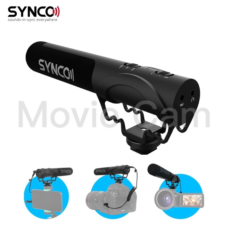 Jual Synco Mic-M3 Camera Mount Shotgun Microphone | Shopee Indonesia