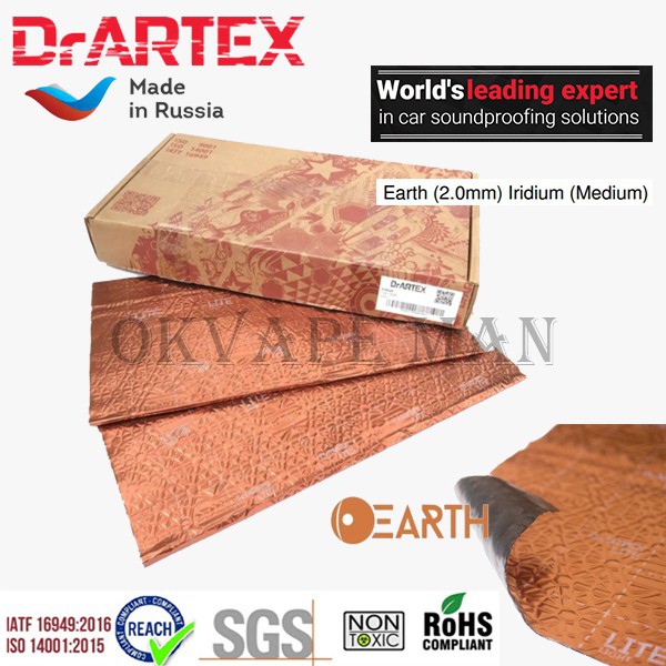 Jual Dr Artex Earth Iridium Peredam Suara Mobil Sound Vibration Dampers ...