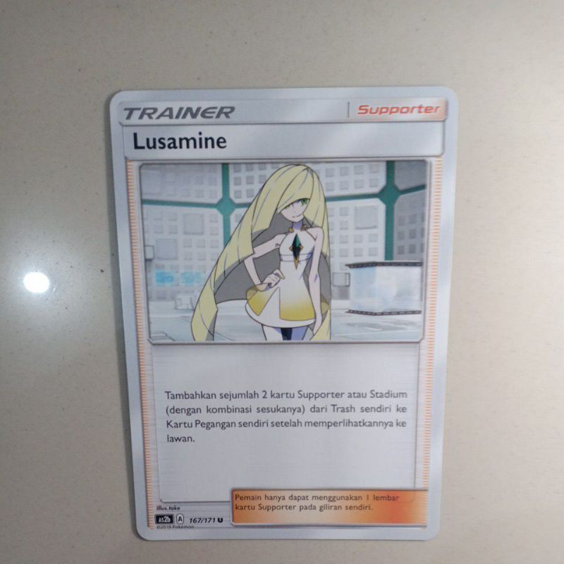 Jual lusamine trainer card kartu pokemon tcg indonesia | Shopee Indonesia