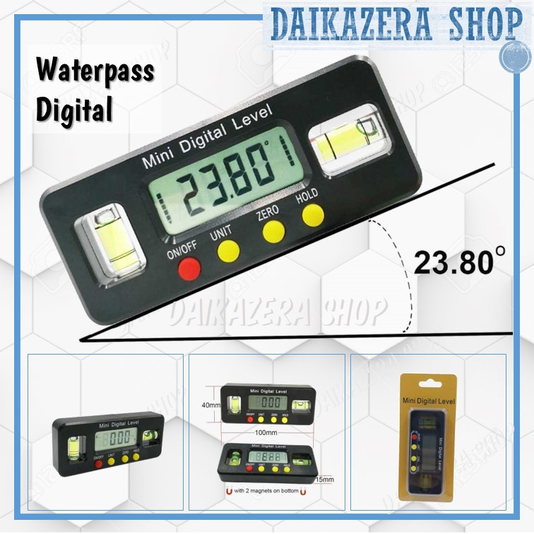 Jual Waterpass Digital Alat Ukur Digital Inclinometer Level With ...