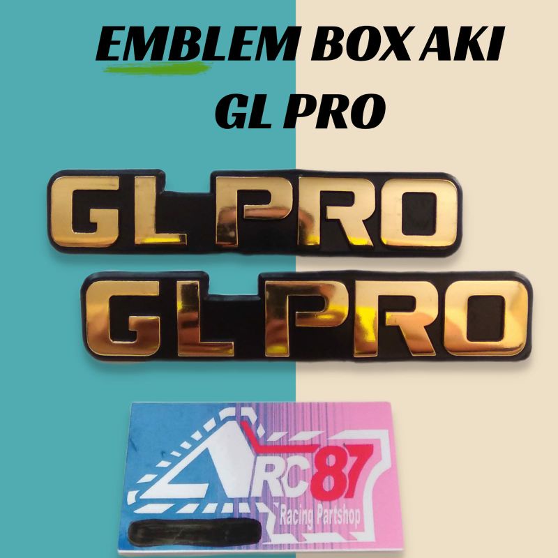 Jual EMBLEM BOK AKI / LOGO BOX AKI GL PRO | Shopee Indonesia