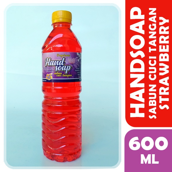 Jual Handsoap hand wash 600 ml Sabun Cuci Tangan (STRAWBERRY - JERUK ...