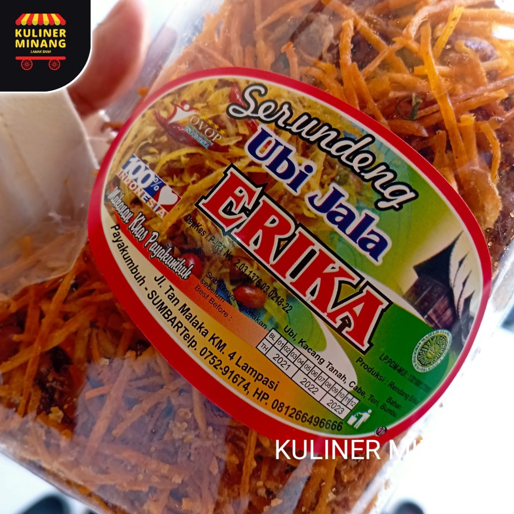 Jual Serundeng ubi jala Erika Oleh Asli Cemilan Kampung Makanan Khas ...