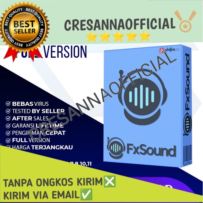 Jual Terbaru Software Menambah Kualitas Suara PC: FxSound Pro 1.1.3 [WIN] Full version | Shopee ...