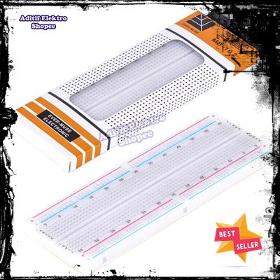 Jual PCB Bread Project Board MB-102 MB102 Breadboard 830 Point Solderless | Shopee Indonesia