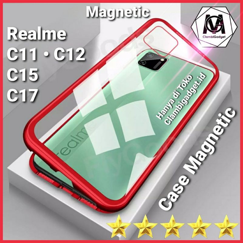 Jual Case Casing Realme C11 C12 C15 C17 2020 Magnetic Magnetik Magnet ...