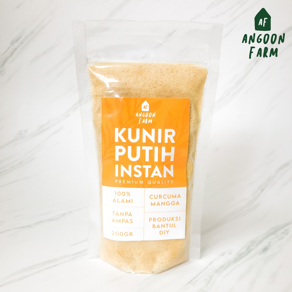 Jual Kunir / Kunyit Putih Instan Serbuk Rimpang Siap Seduh Curcuma ...