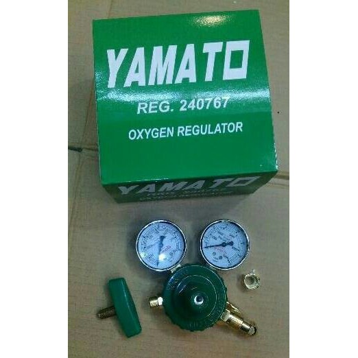 Jual Regulator Oksigen Untuk Tabung Las Gas Oxygen YAMATO REG | Shopee Indonesia