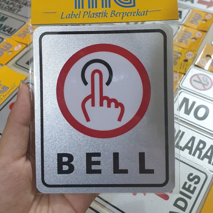 Jual Signboard Signage Stiker Tembok Bell Logo | Shopee Indonesia