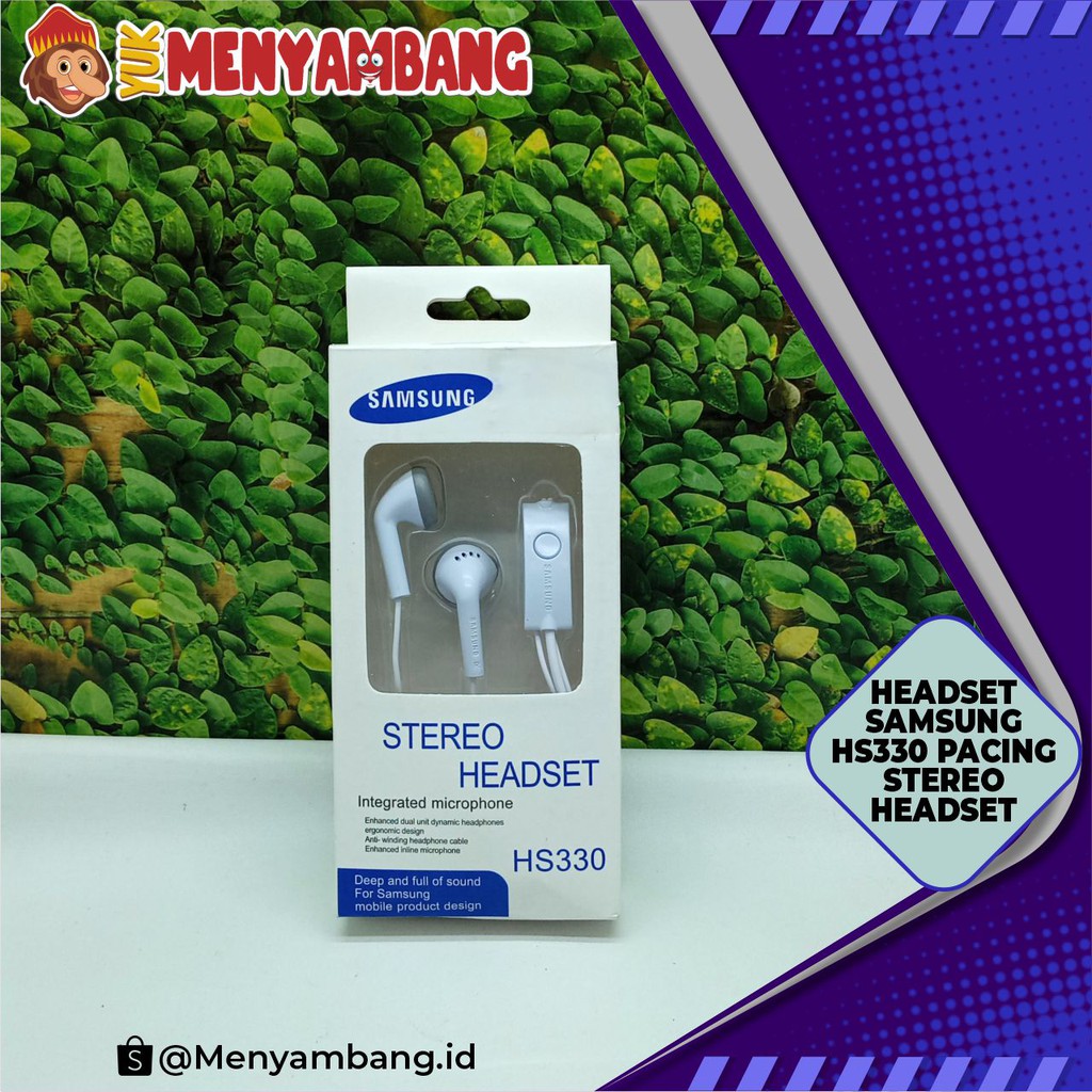Jual 40544 | HF-Sams HS330 pacing | Stereo Headset Samsung HS330 ...