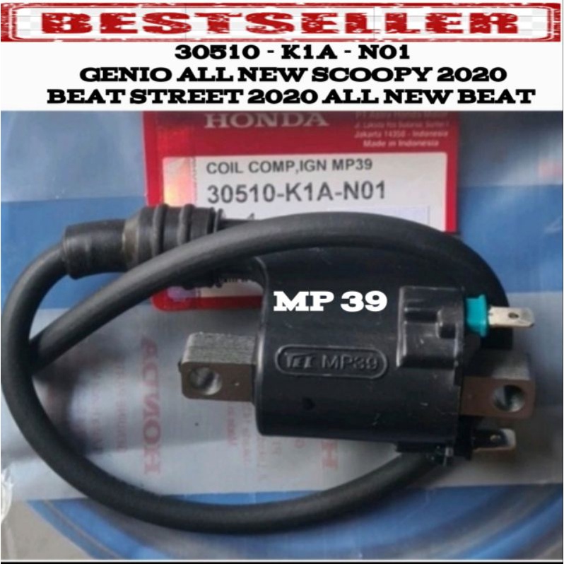 Jual 30510-K1A-N01 COIL GENIO ALL NEW BEAT FI 2020 SCOOPY FI 2021 MP39 ...