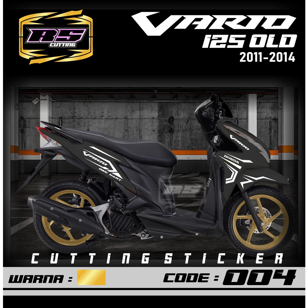 Jual Cutting Sticker Vario 125 OLD/LAMA - Aksesoris Motor Stiker Honda ...