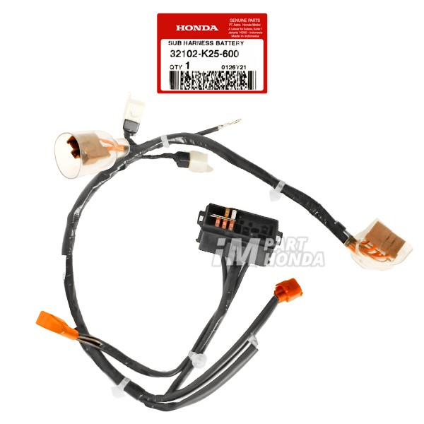 Jual 32102-K25-600 Kabel Body Accu Aki Sub Harness Battery Beat eSP ...