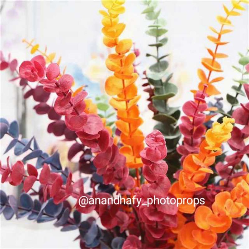 Jual EUCALYPTUS ARTIFICIAL DAUN EUCALYPTUS DOLAR TANAMAN BUATAN BUNGA ...