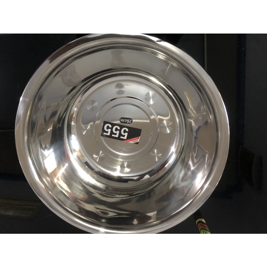 Jual Baskom Stainless Steel 26 cm/ Mixing Bowl / Mangkok Stainless ...