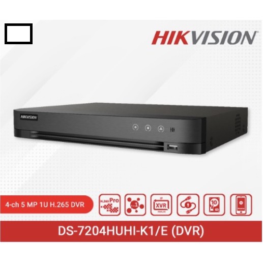 Jual DVR Hikvision 5MP 4 Channel iDS-7204HUHI-M1/E | Shopee Indonesia