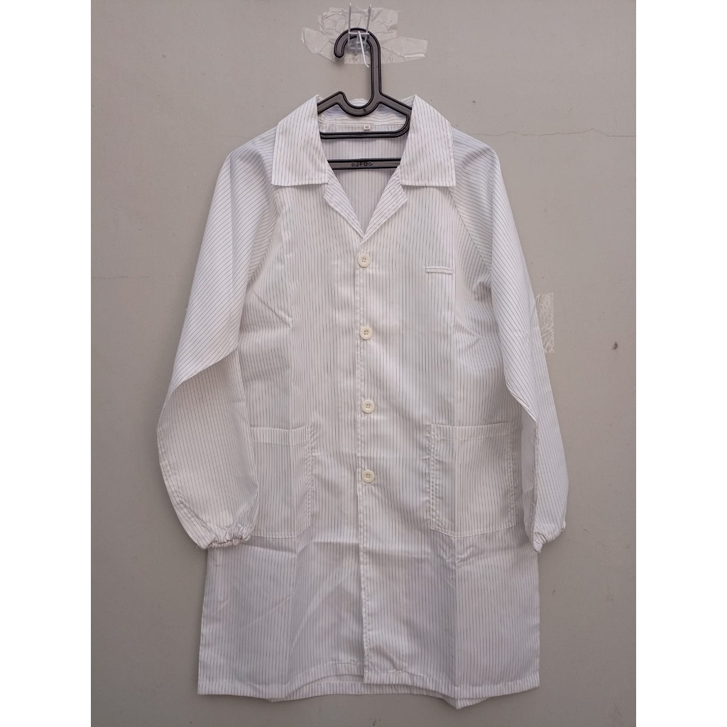 Jual Jual Jas Lab APD ESD Lab Coat Murah Bisa Request Sablon Bordir ...