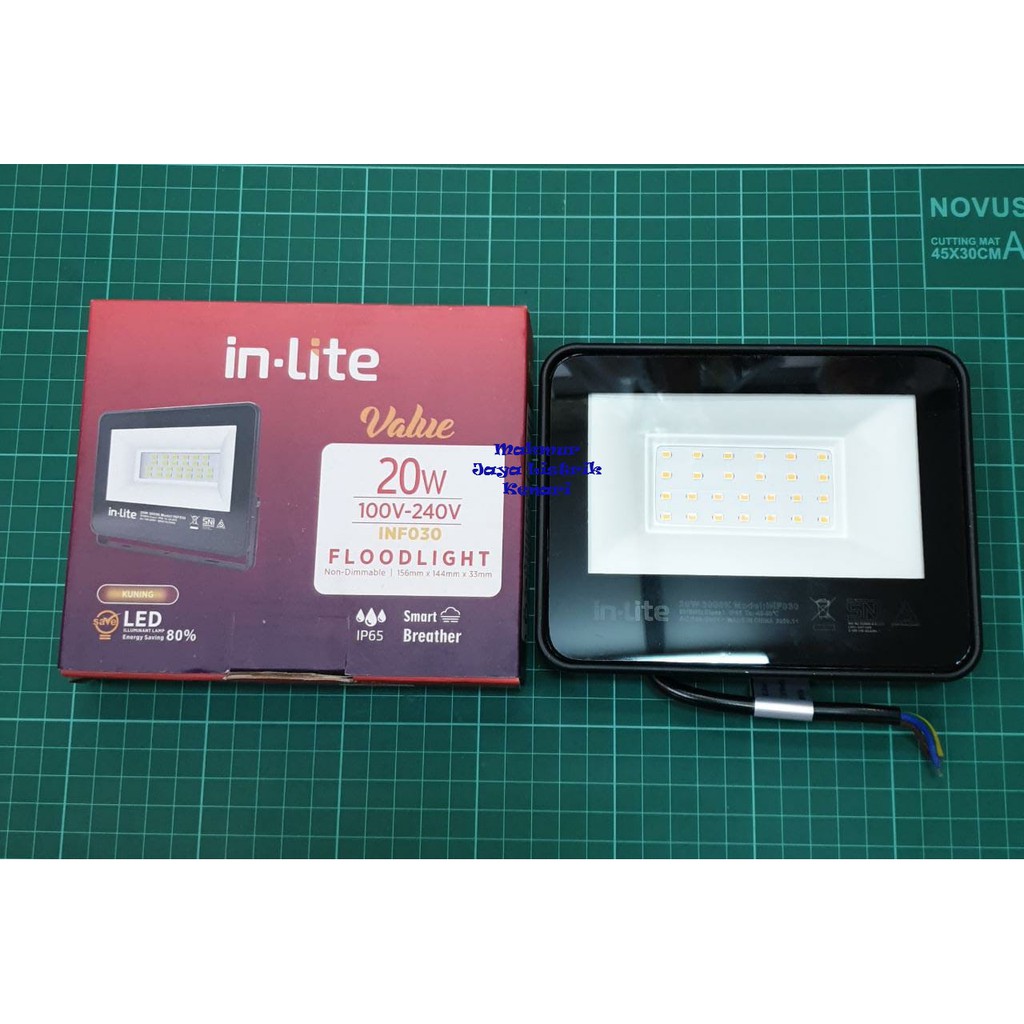 Jual LAMPU SOROT LED INLITE IN-LITE 20 W 20WATT 20 WATT FLOODLIGHT ...