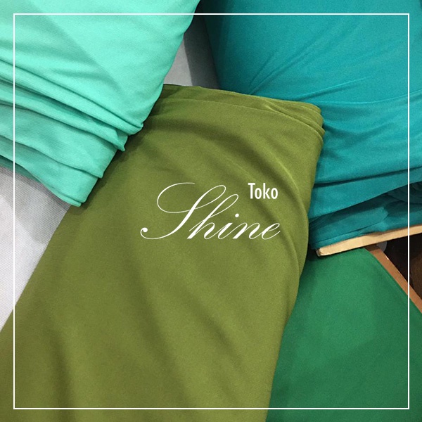 Jual Kain Hyget/ Furing Kaos Varian Tosca Hijau per 1/2 meter lebar 280 ...