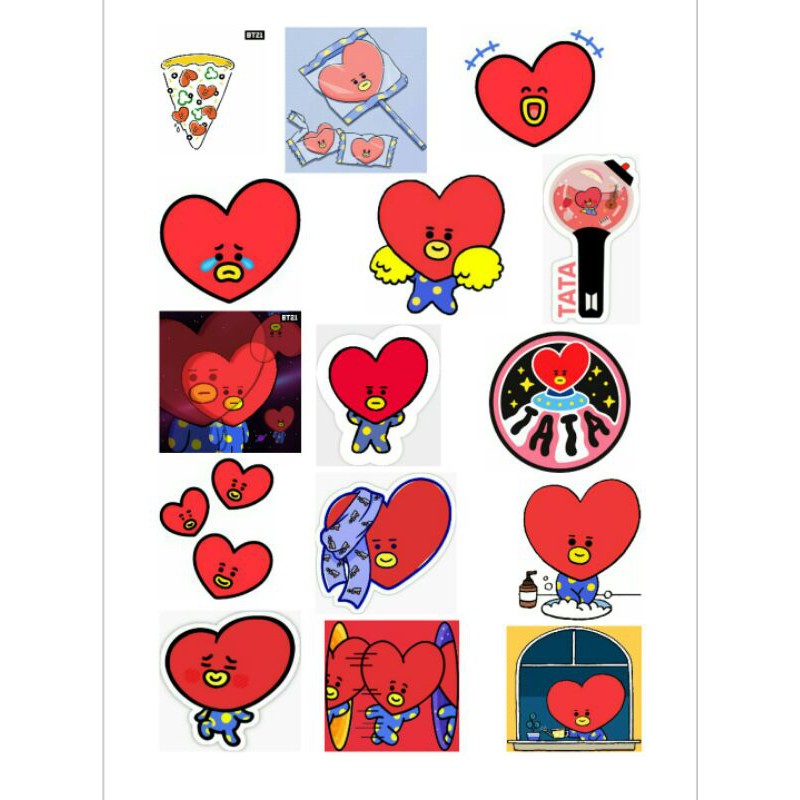 Jual Sticker BT21 BTS TATA KIM TAEHYUNG STICKER LAPTOP HP AESTHETIC ...
