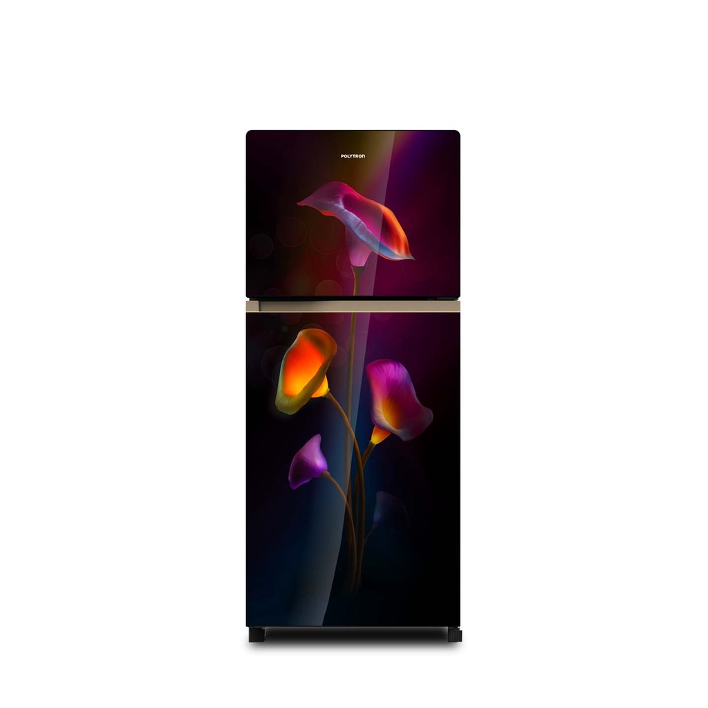 Jual Kulkas 2 Pintu Polytron Bunga 220 Liter Belleza Glass Door PRW ...