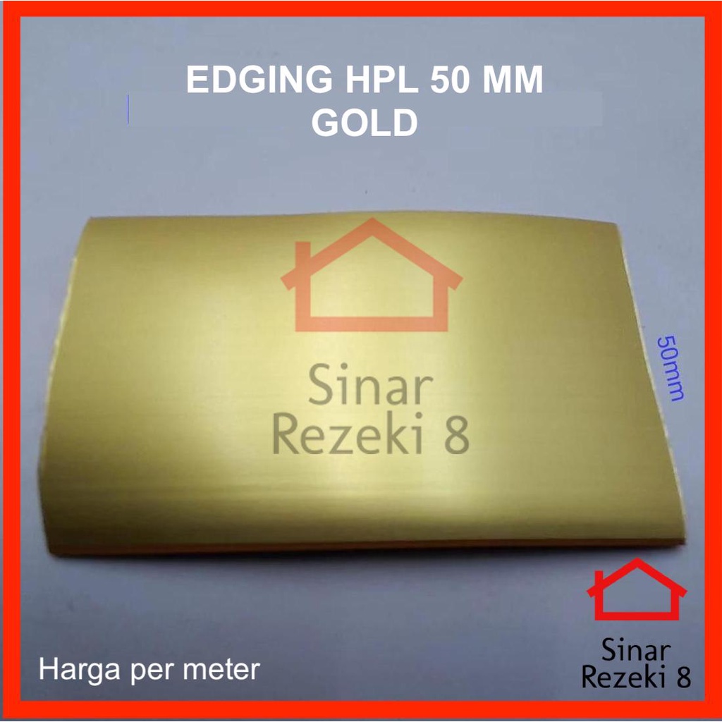 Jual Edging HPL Baleno GOLD 50 MM / Emas Pinggiran List Meja Kayu ...