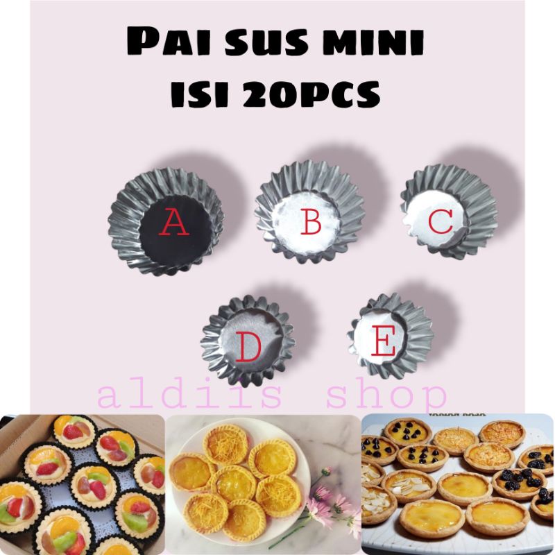 Jual Cetakan pie susu mini isi 20pcs | Shopee Indonesia