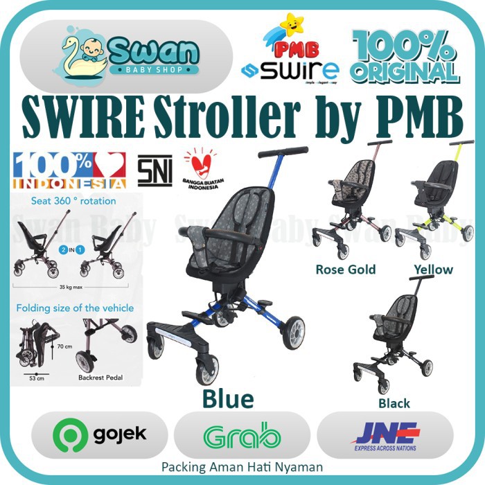Jual PMB Eazy Stroller Swire SW 969-1 / Stroller Anak Bayi | Shopee ...