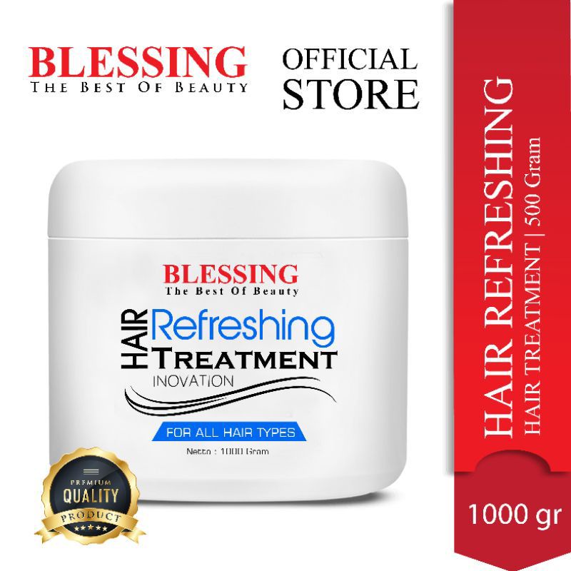 Jual Blessing Hair Refreshing Treatment hair mask masker rambut 1000 gr ...