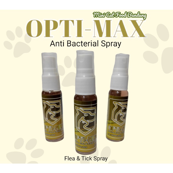 Jual Opti-Max Spray Anti Bacterial 30ml Obat Jamur Antiseptic Hewan ...