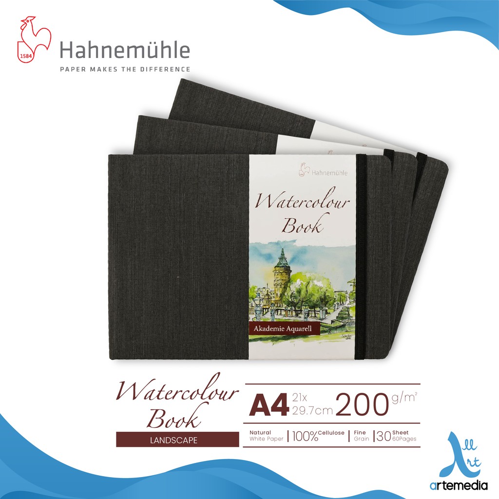 Jual Hahnemuhle A4 Watercolor Journal Paper Book | Shopee Indonesia