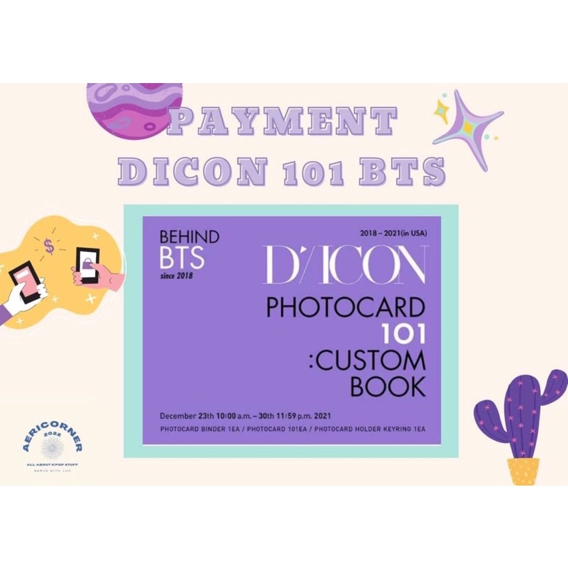 Jual BATCH 1 SHARING DICON BTS BY AERICORNER | Shopee Indonesia