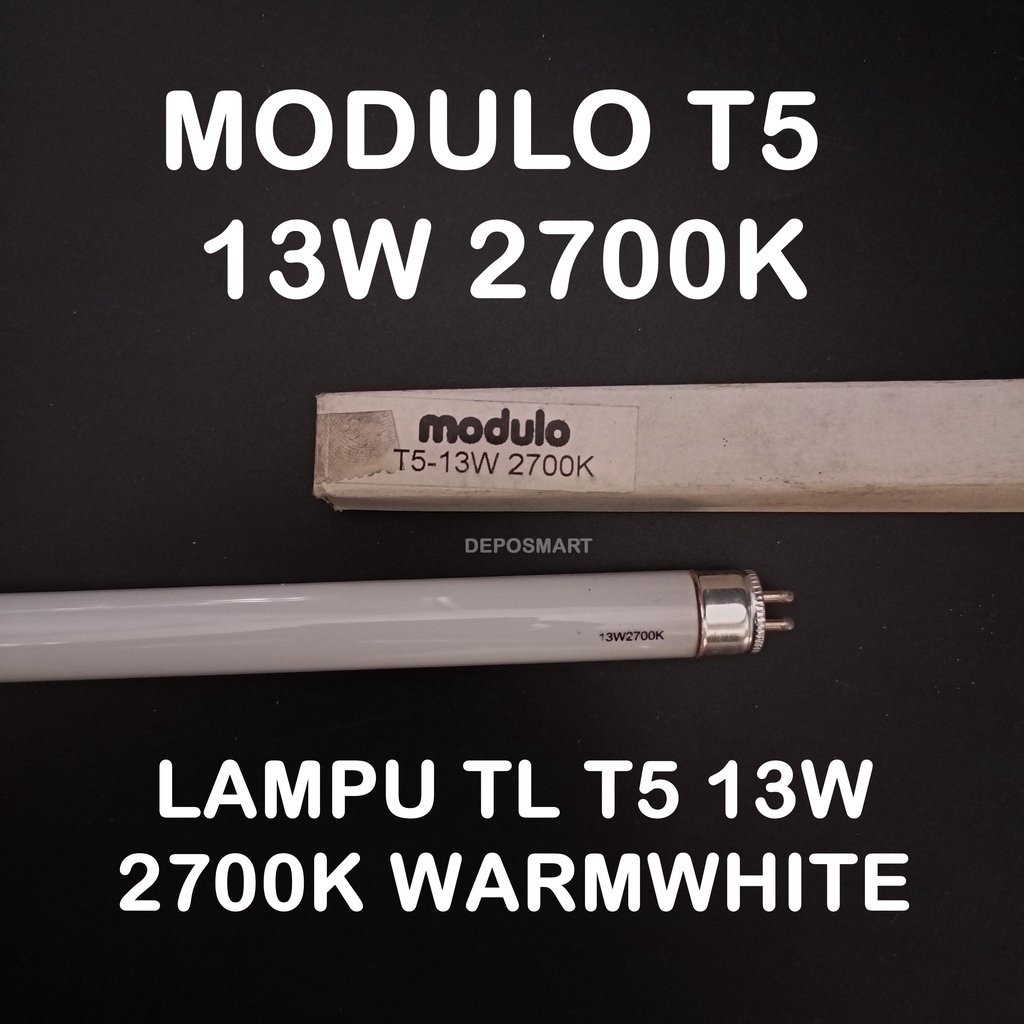 Jual LAMPU TL MODULO T5 13W 2700K WARMWHITE LAMPU TL KECIL | Shopee ...
