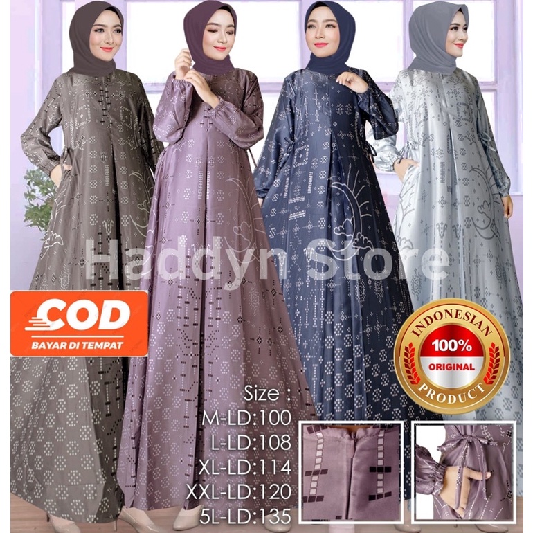Jual Baju gamis wanita terbaru | baju kondangan wanita kekinian | gamis bahan silk premium ...
